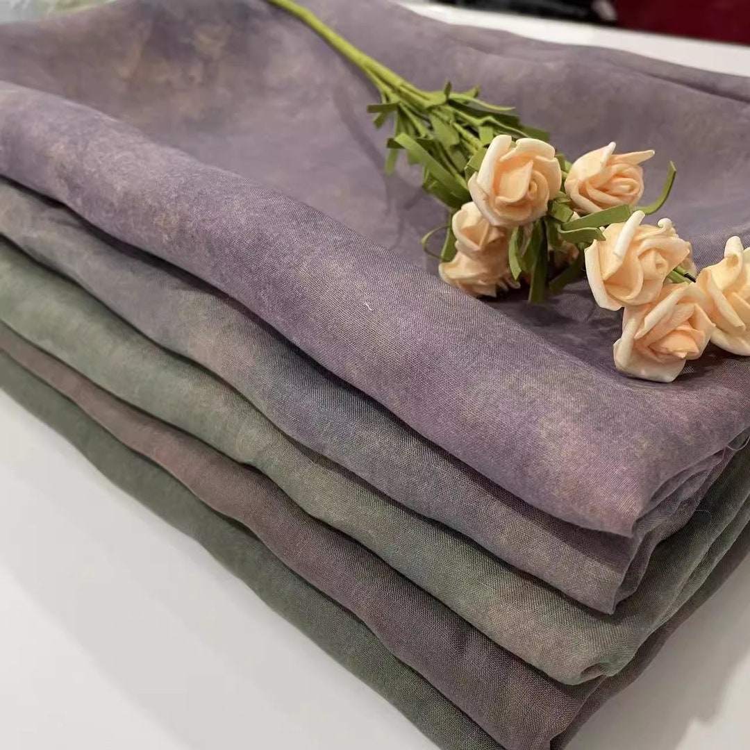 100% Ramie Fabric Tie Dye Vintage Color Ramie for Summer Dress Blouse - Etsy