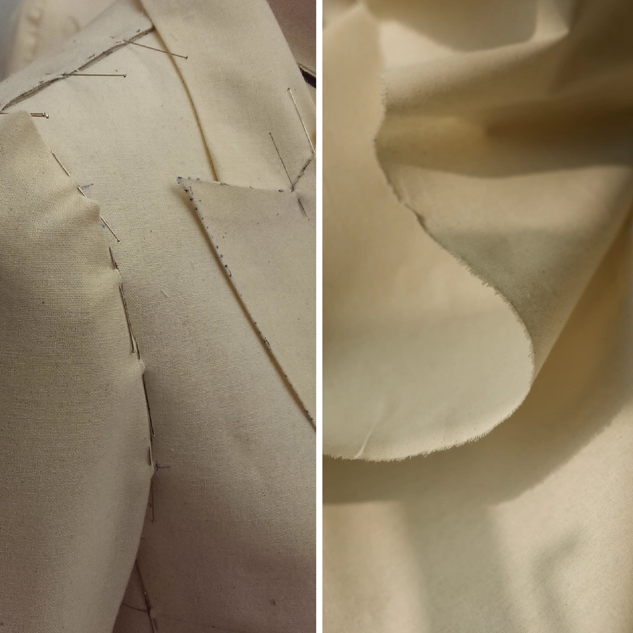 Natural Cotton Calico Fabric - Heavy Plain Unbleached, 63" Wide - Etsy