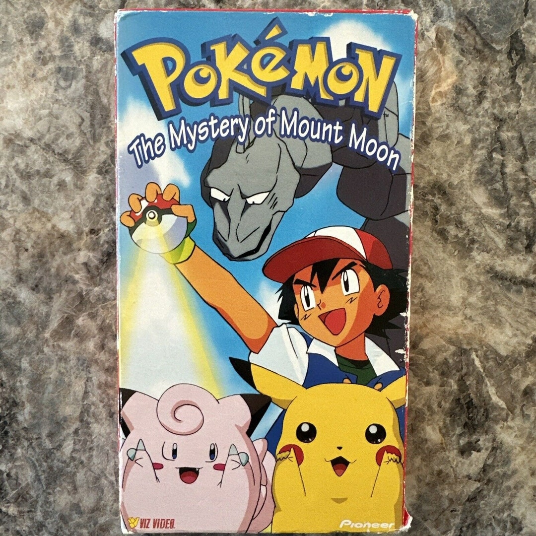 Pokémon The Mystery of Mount Moon VHS 1997/1998 Vintage Pioneer Viz ...