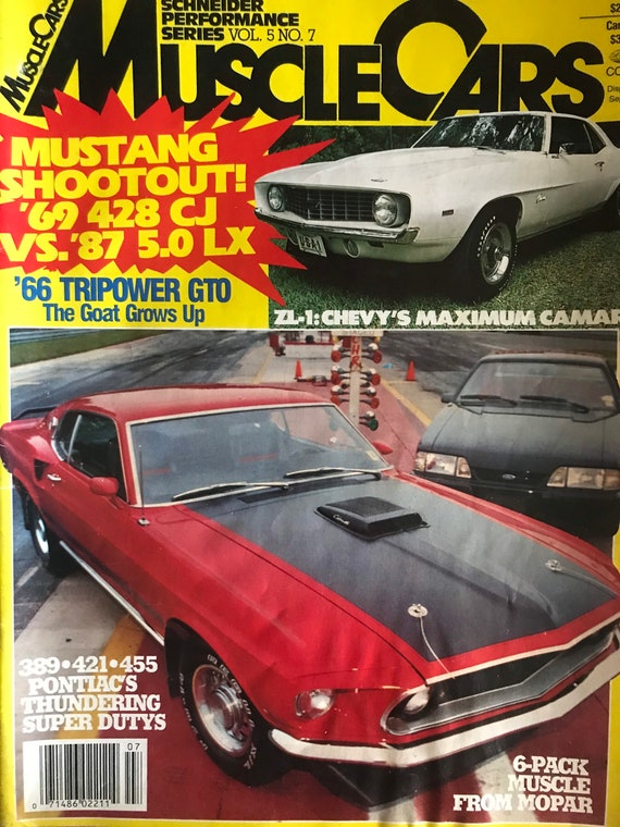 Muscle Cars Magazine September 1987 | Etsy