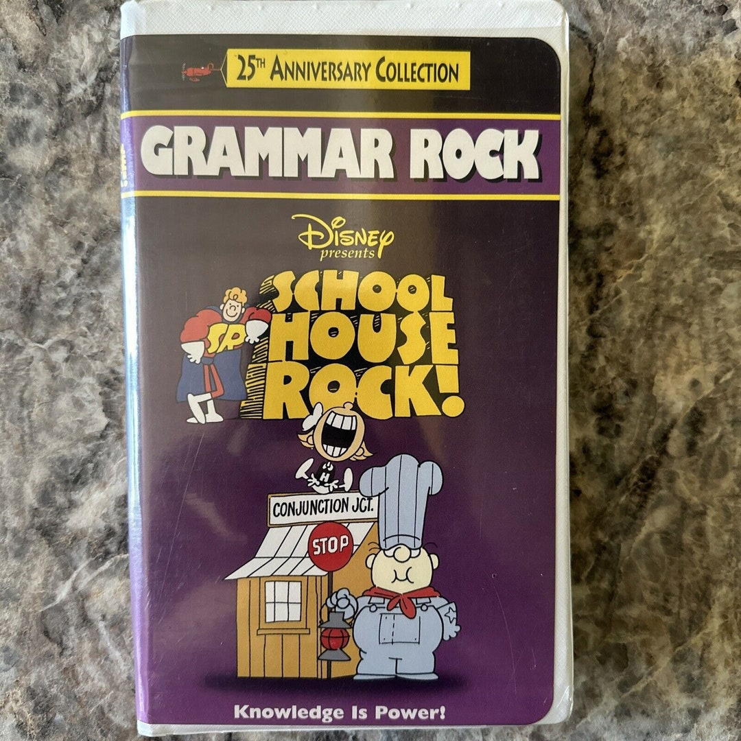 Schoolhouse Rock - Grammar Rock (VHS, 1998, Clam Shell) - Etsy