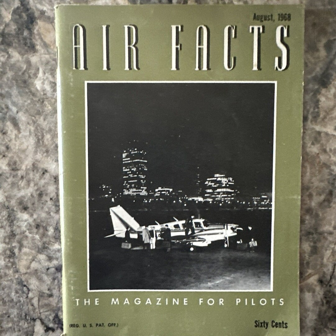 Air Facts Magazine August 1968 - Etsy