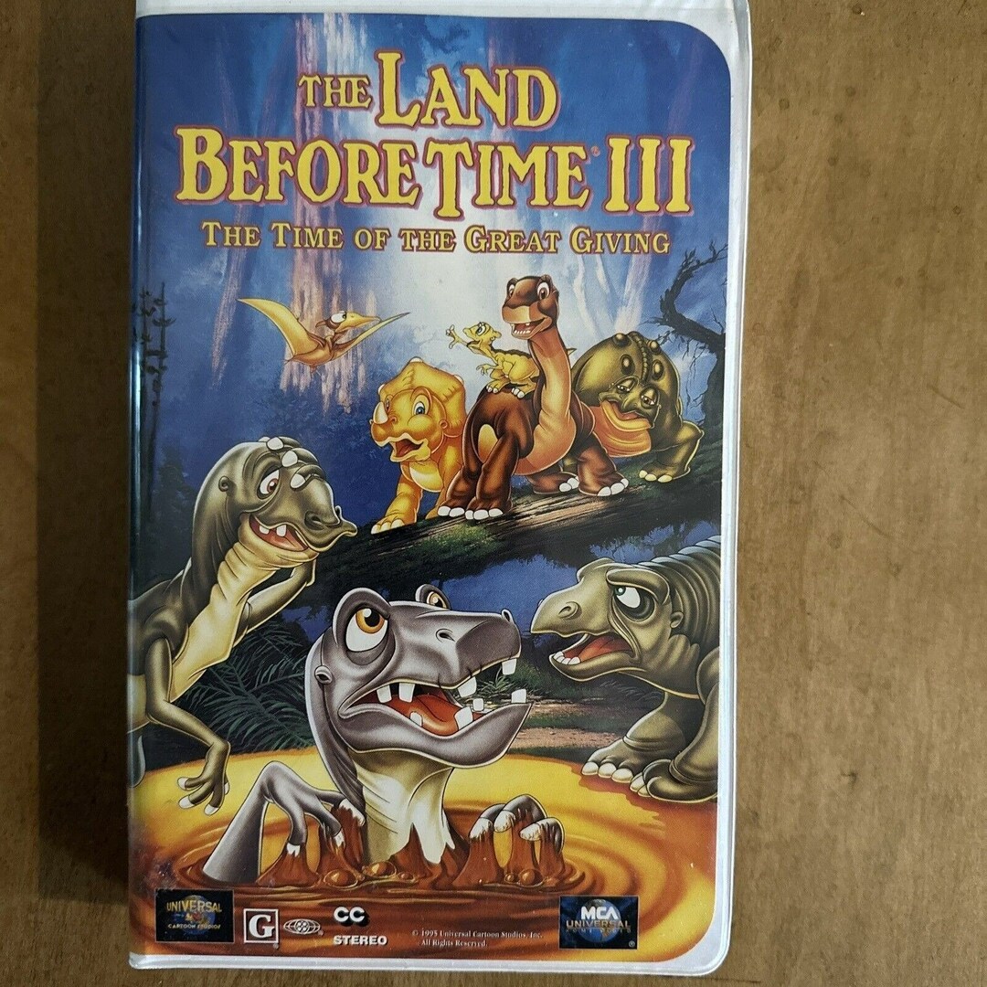 The Land Before Time III: the Time of Great Giving (VHS, 1995 ...