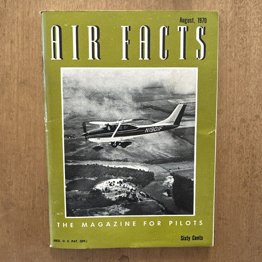 Air Facts Magazine August 1970 - Etsy