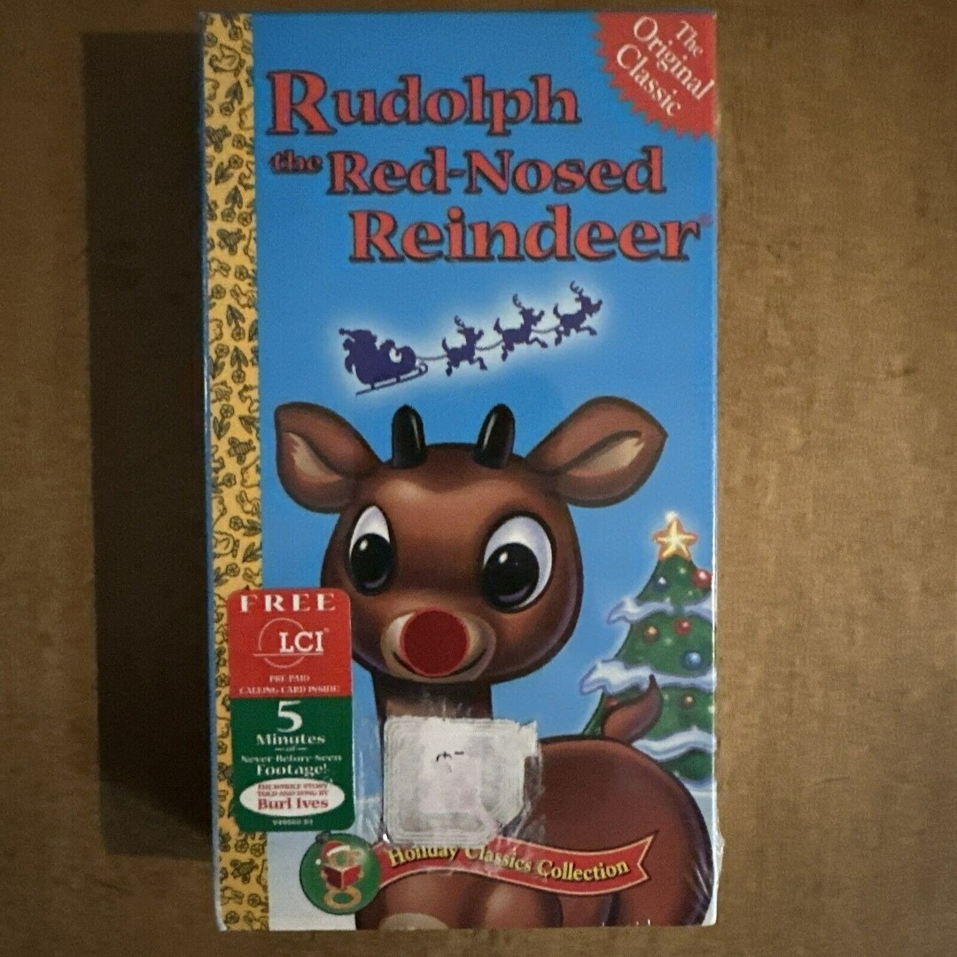 Rudolph the Red-nosed Reindeer (VHS, 1999) Sealed - Etsy