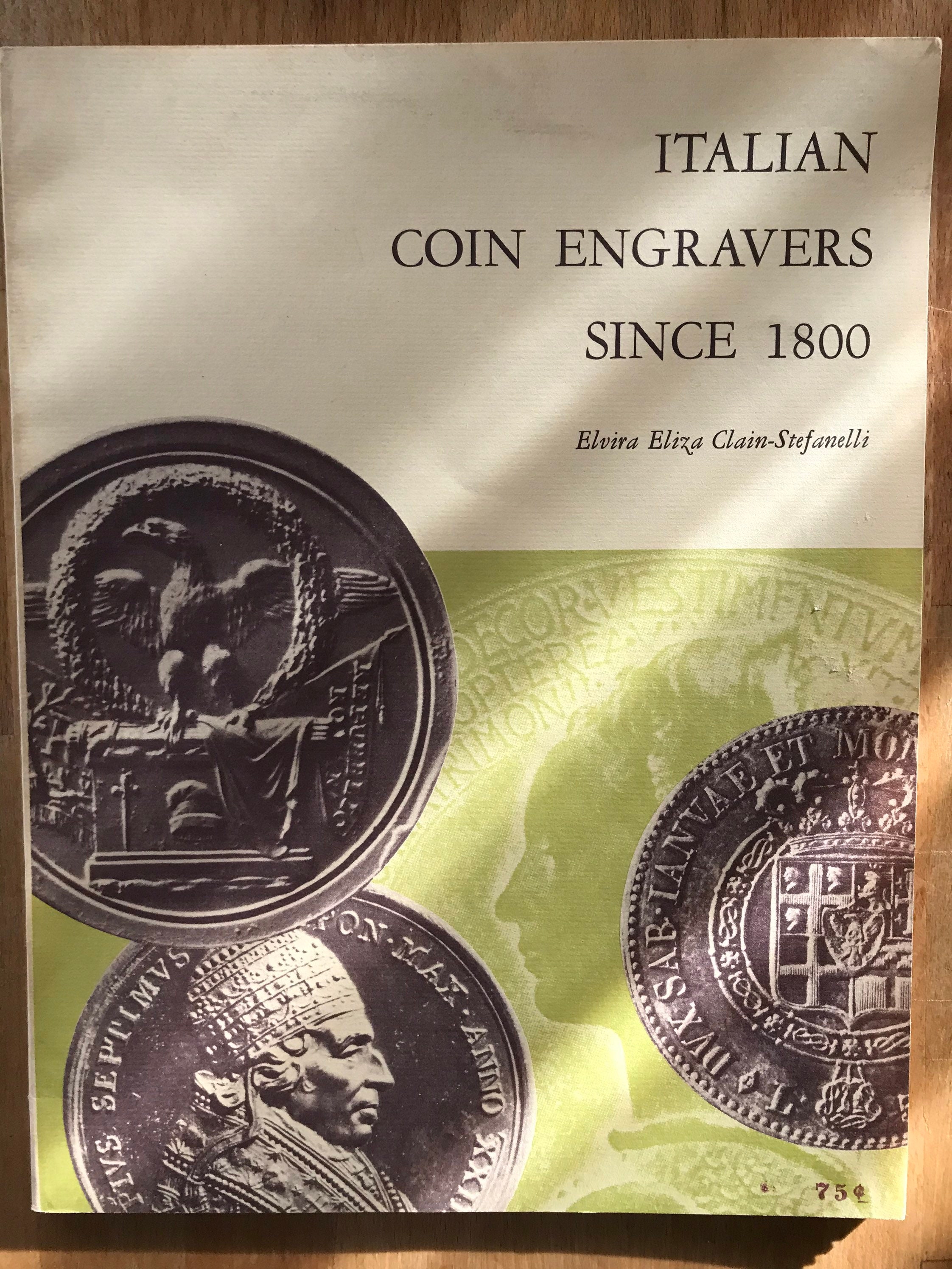 Italian Coin Engravers Since 1800 1965 - Etsy New Zealand