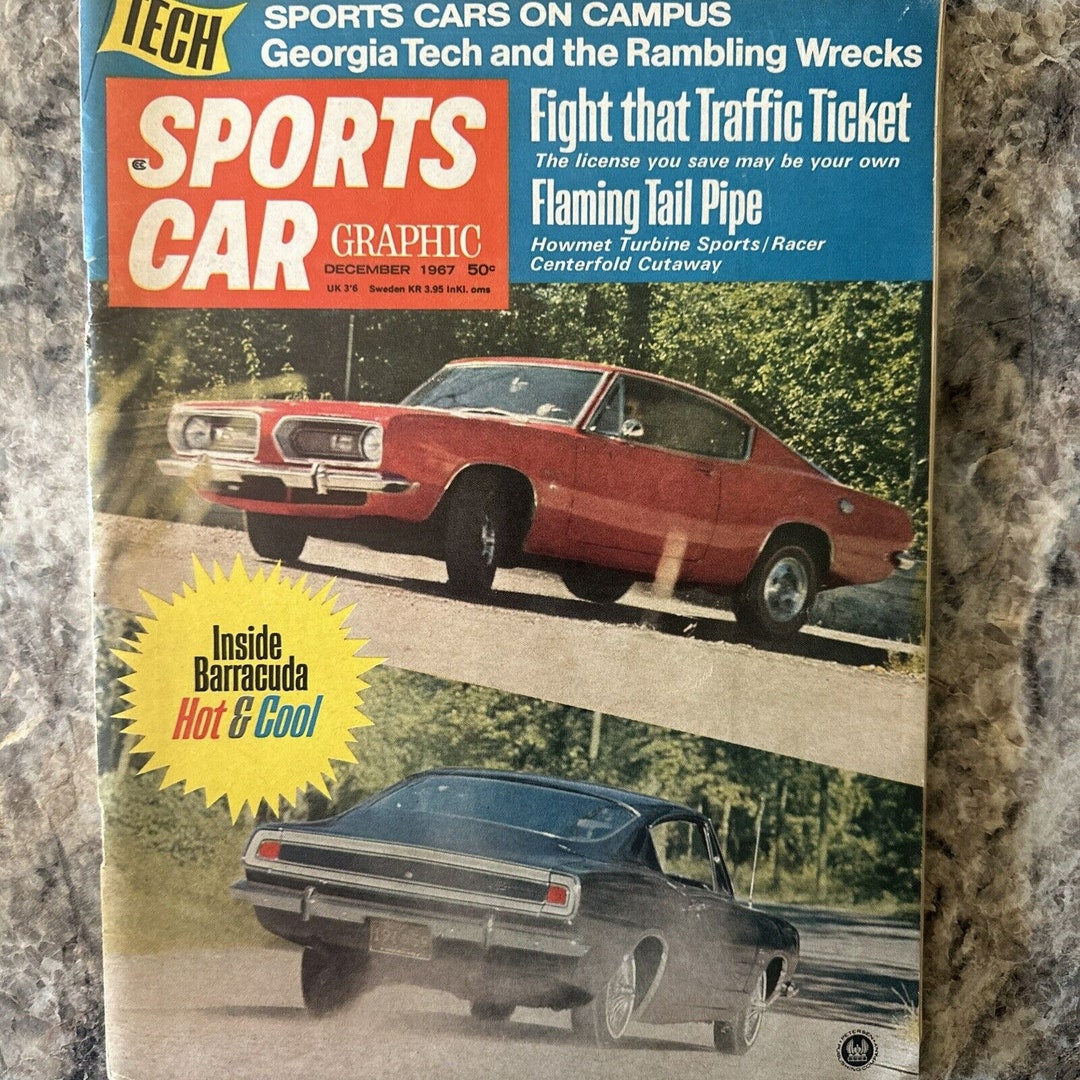 Sports Car Graphic Magazine December 1967 - Etsy