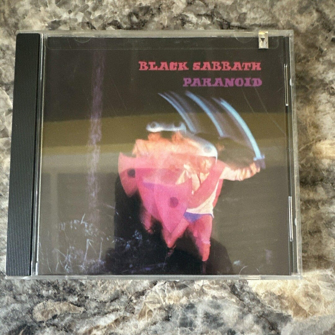 Paranoid by Black Sabbath (CD, Oct-1990, Warner Bros.) - Etsy
