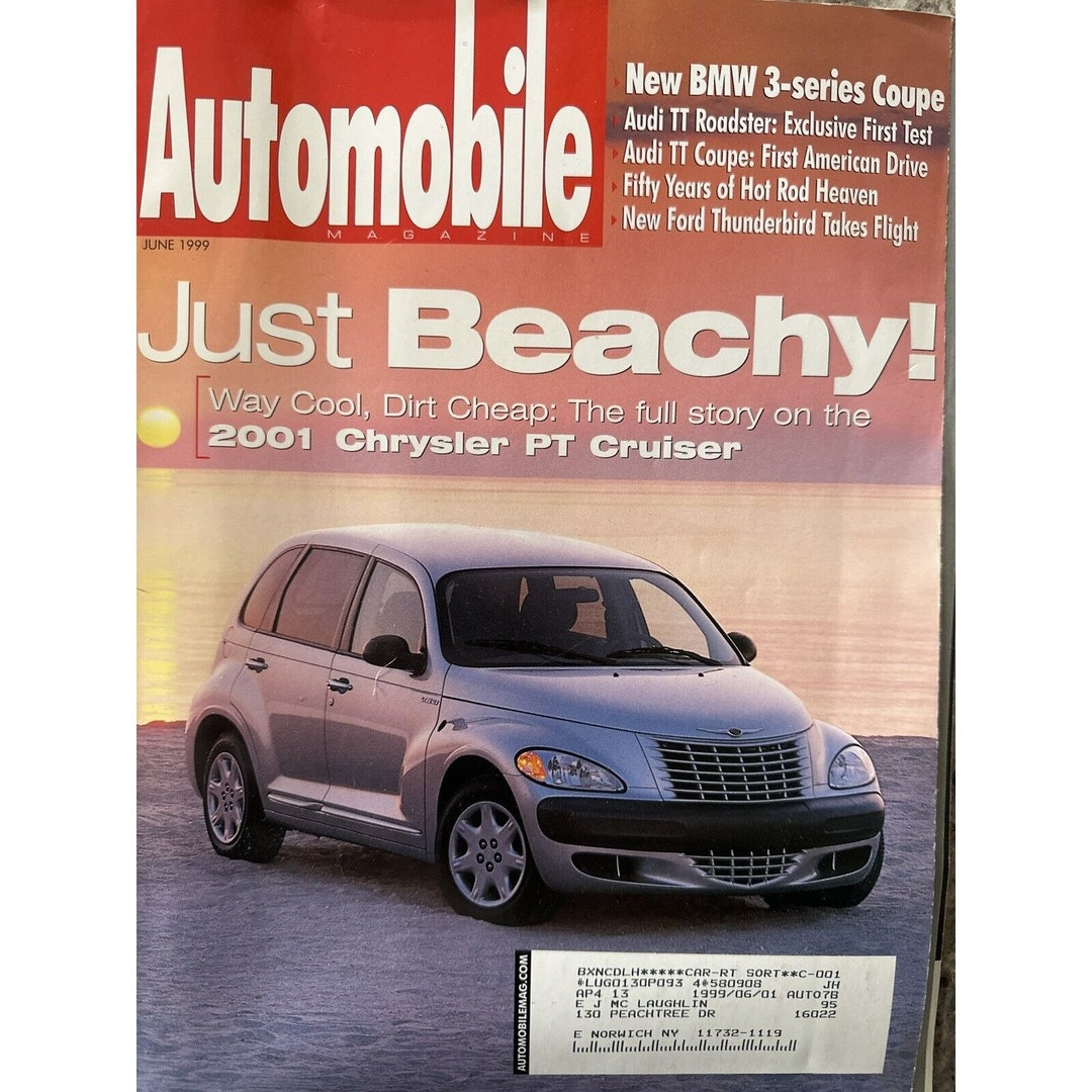 Automobile Magazine June 1999 - Etsy