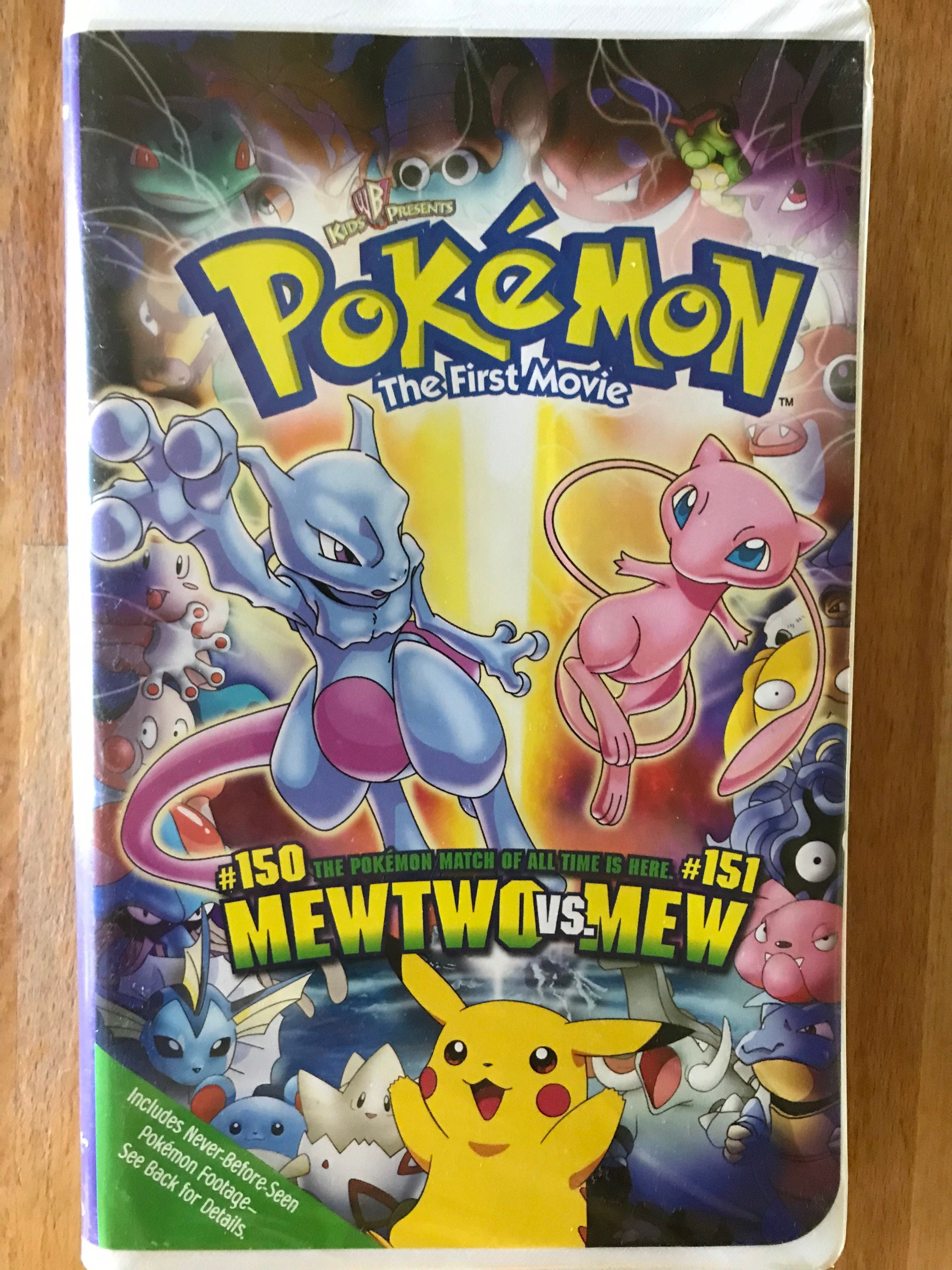 Pokemon The First Movie Vhs