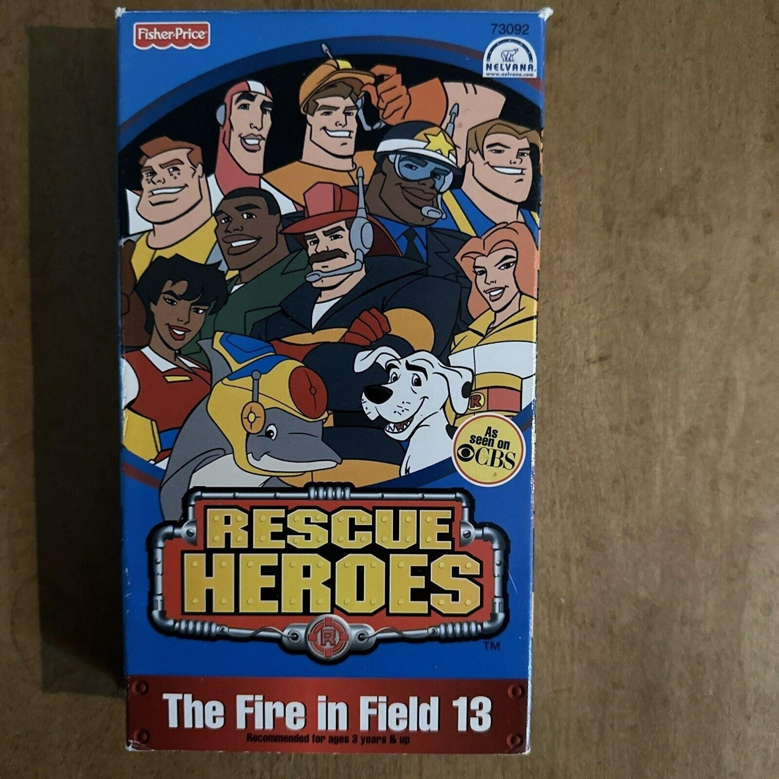 Rescue Heroes Fisher Price VHS the Fire in Field 13 Cartoon Animated - Etsy