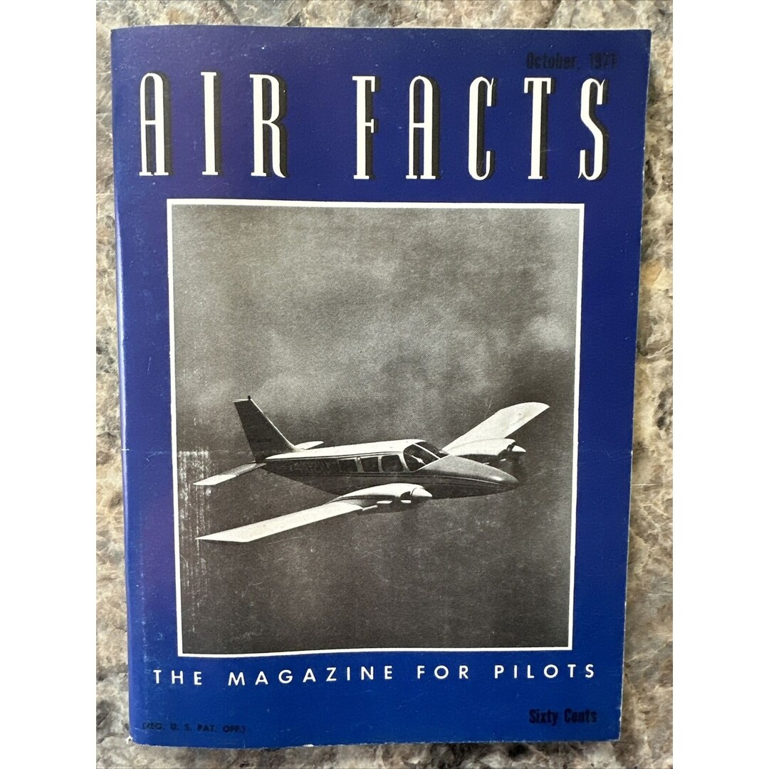 Air Facts Magazine October 1971 - Etsy