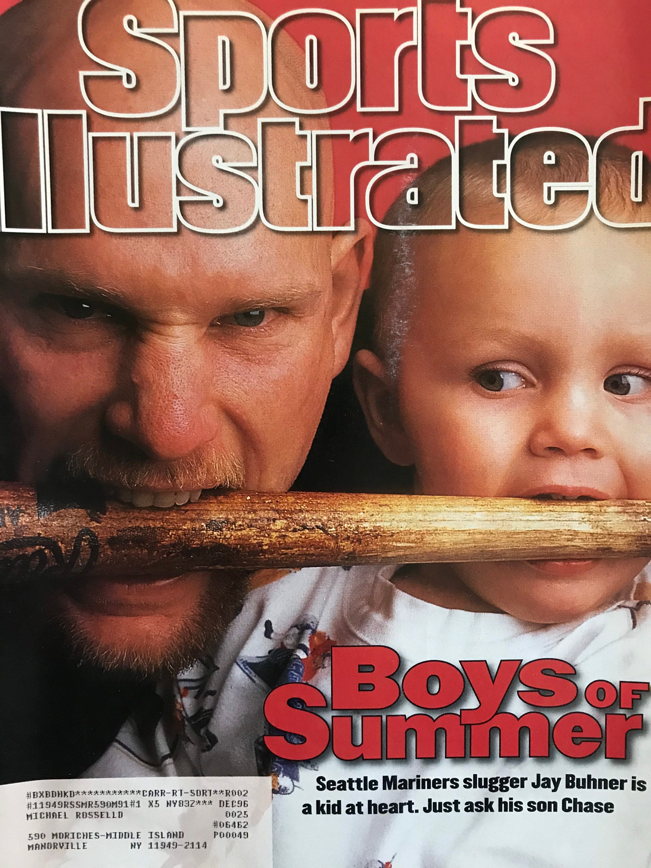 Sports Illustrated Magazine March 18 1996 Jay Buhner - Etsy UK