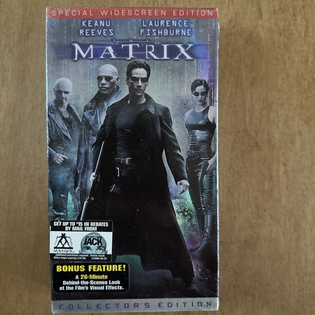 The Matrix VHS, 1999, Collectors Edition Sealed - Etsy