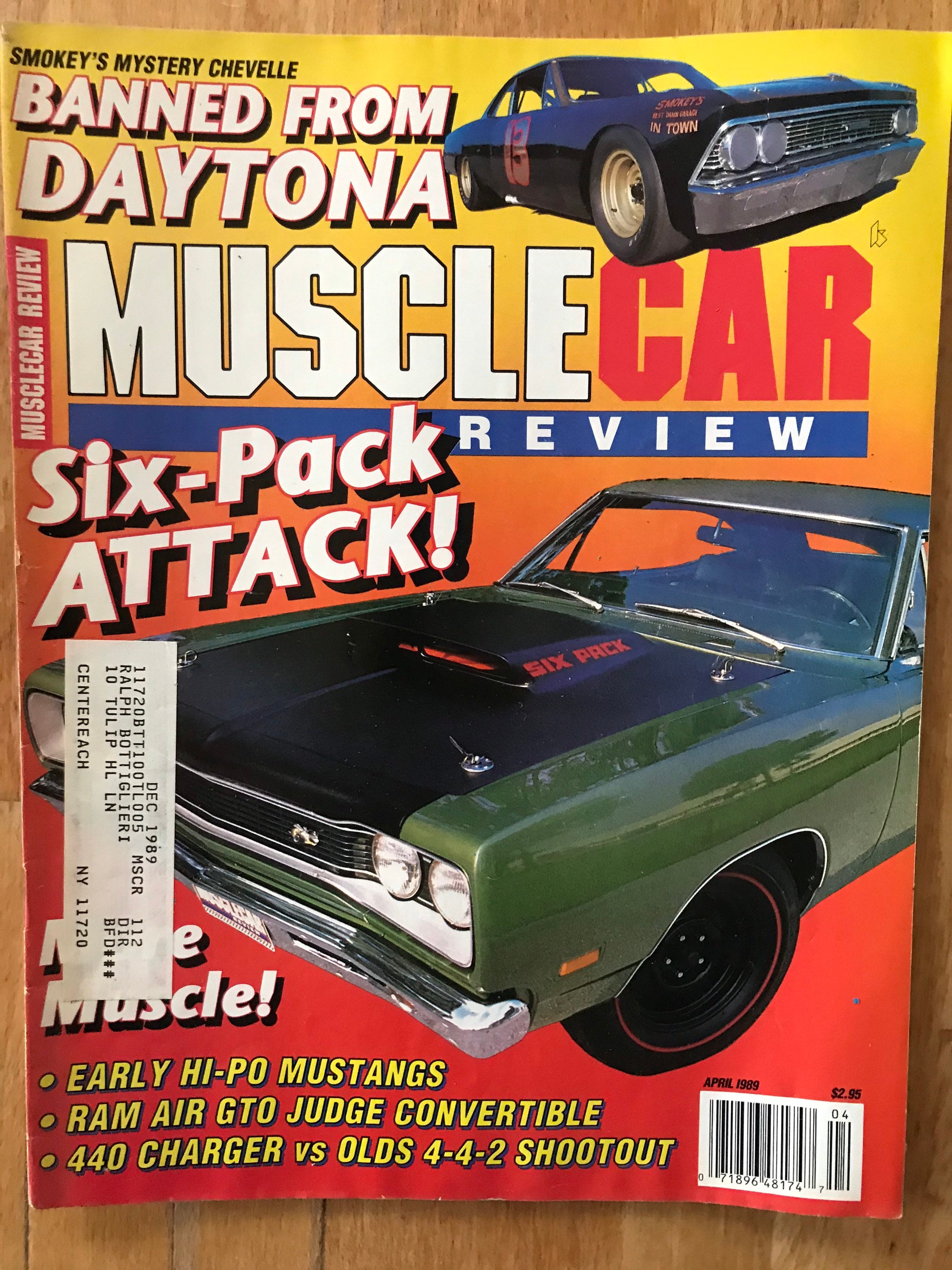 Muscle Car Review Magazine Abril 1989 - Etsy España