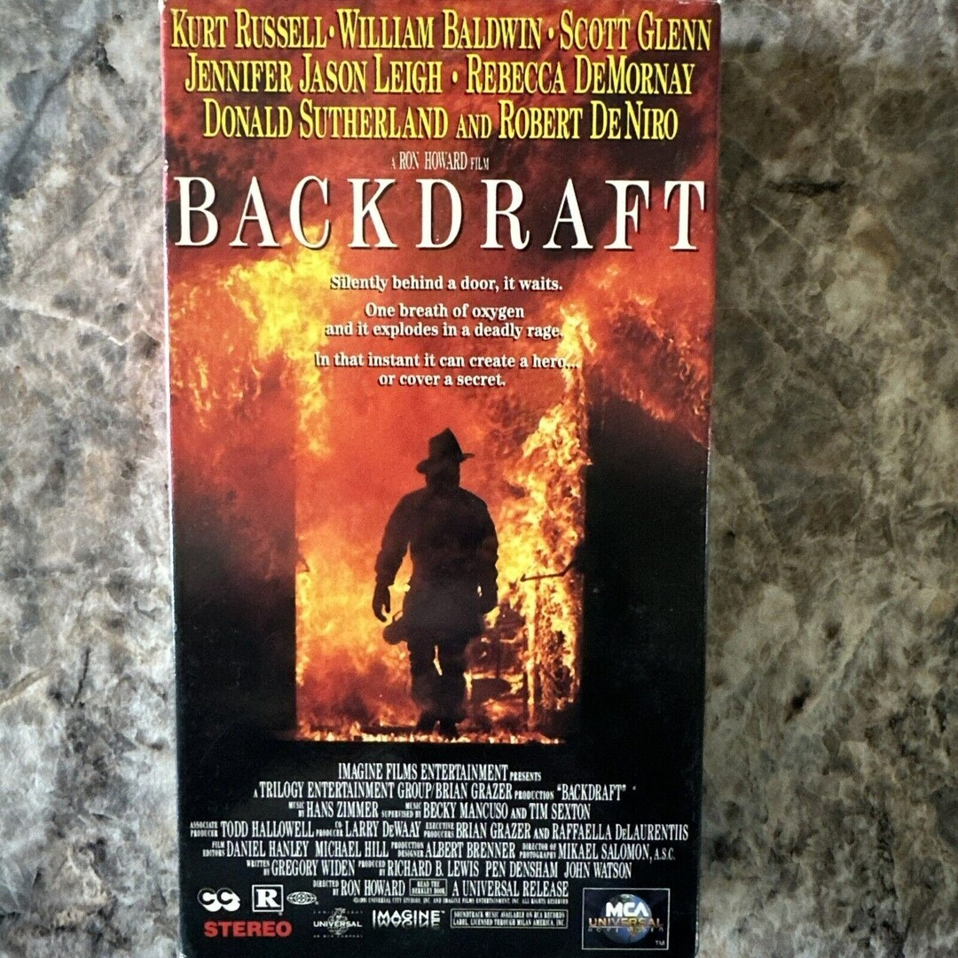 Backdraft (VHS, 1991) - Etsy