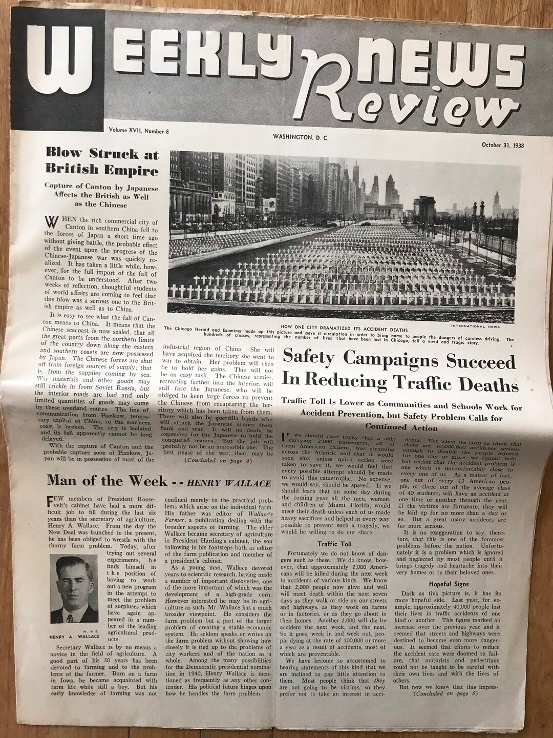 Weekly News Review Washington D.C. October 31, 1938 - Etsy