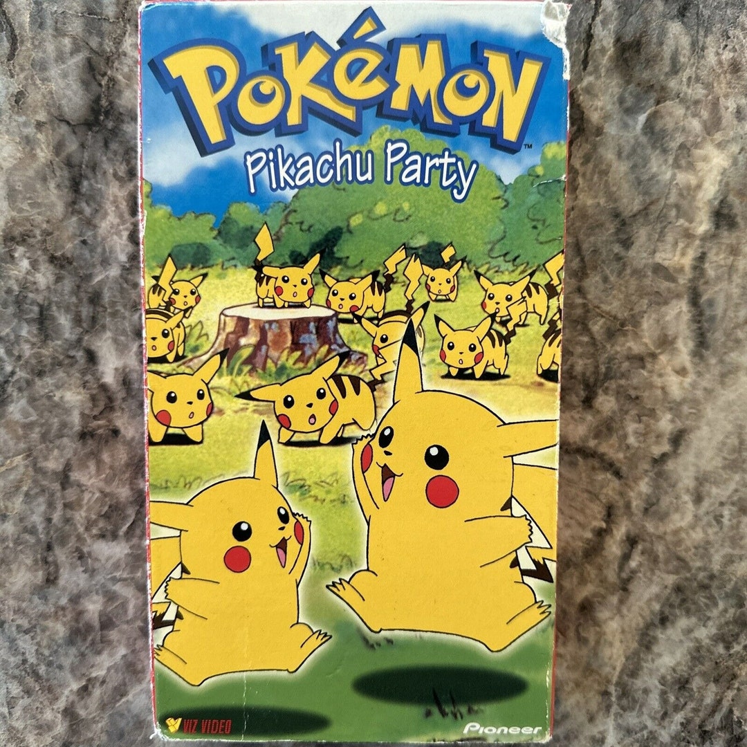 Pokemon Vol. 12: Pikachu Party (VHS, 1999) - Etsy