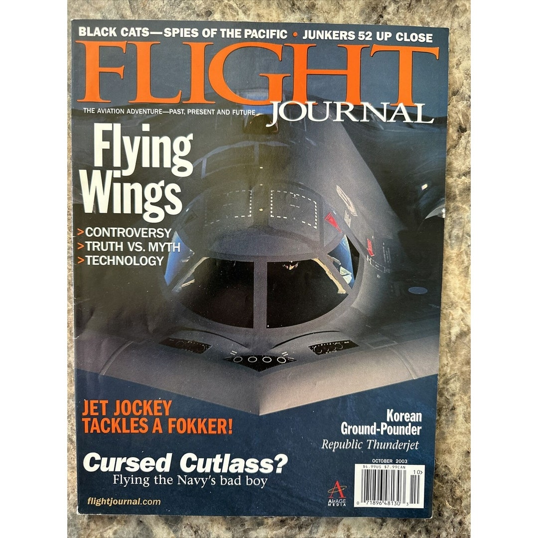Flight Journal Magazine October 2003 - Etsy