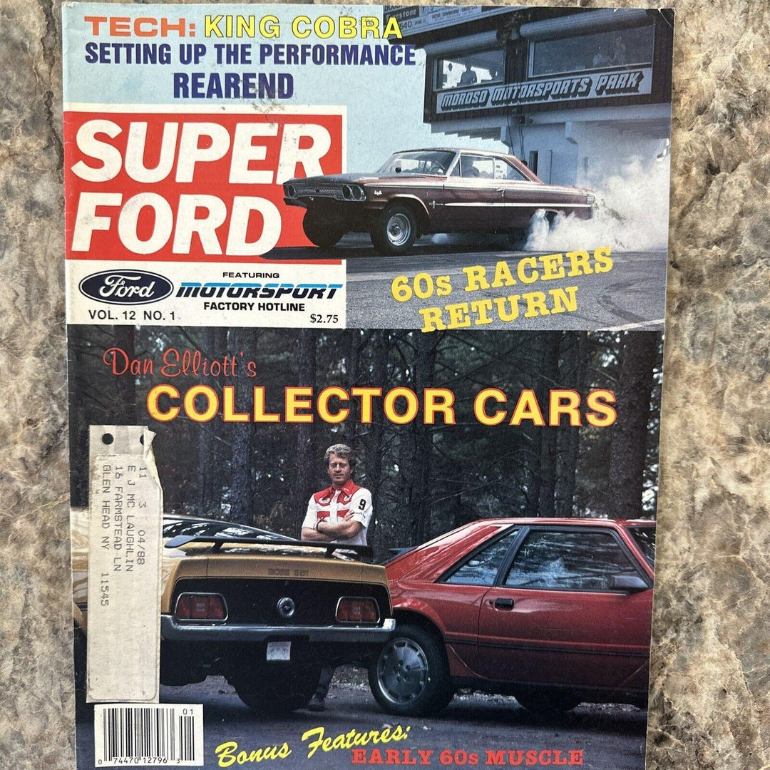 Super Ford Magazine Vol 12 No 1 1986 - Etsy