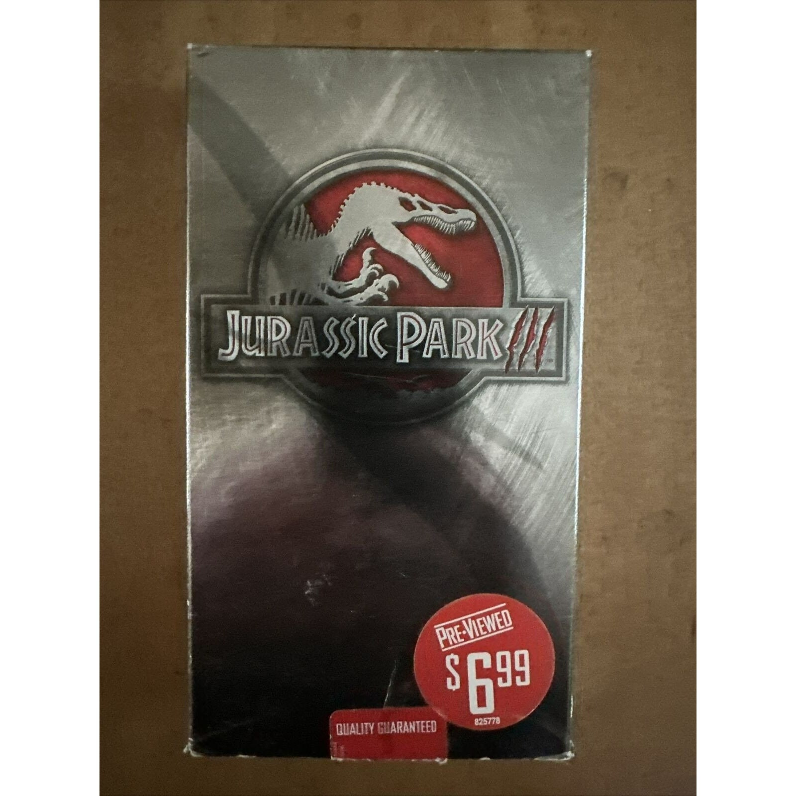 Jurassic Park III (VHS, 2001) - Etsy