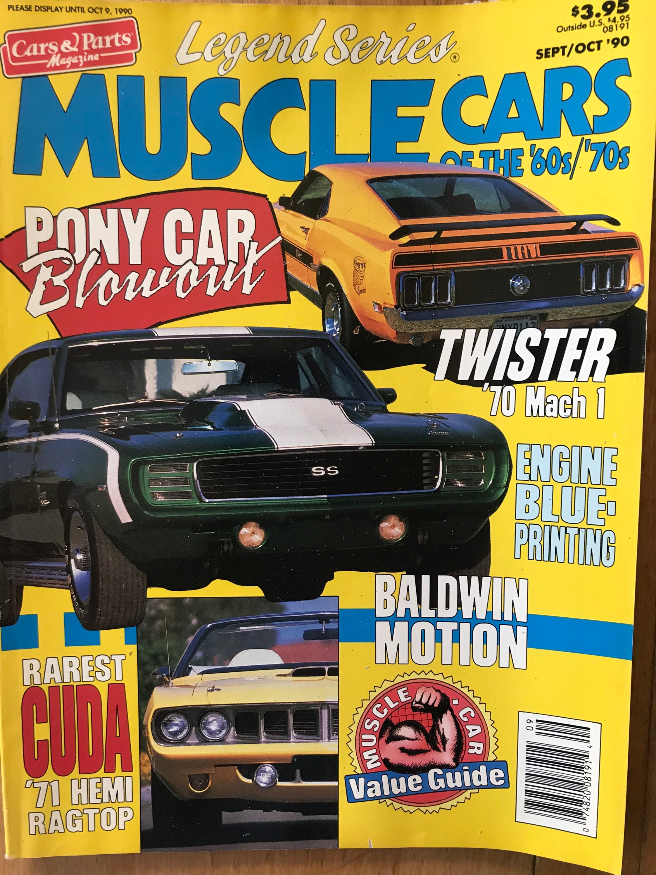 Muscle Cars of the 60s/70s Magazine September/october 1990 - Etsy
