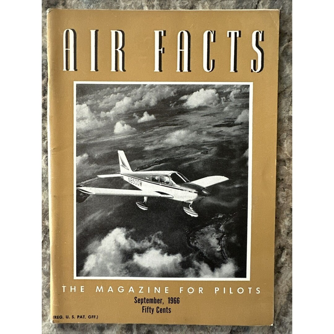 Air Facts Magazine September 1966 - Etsy