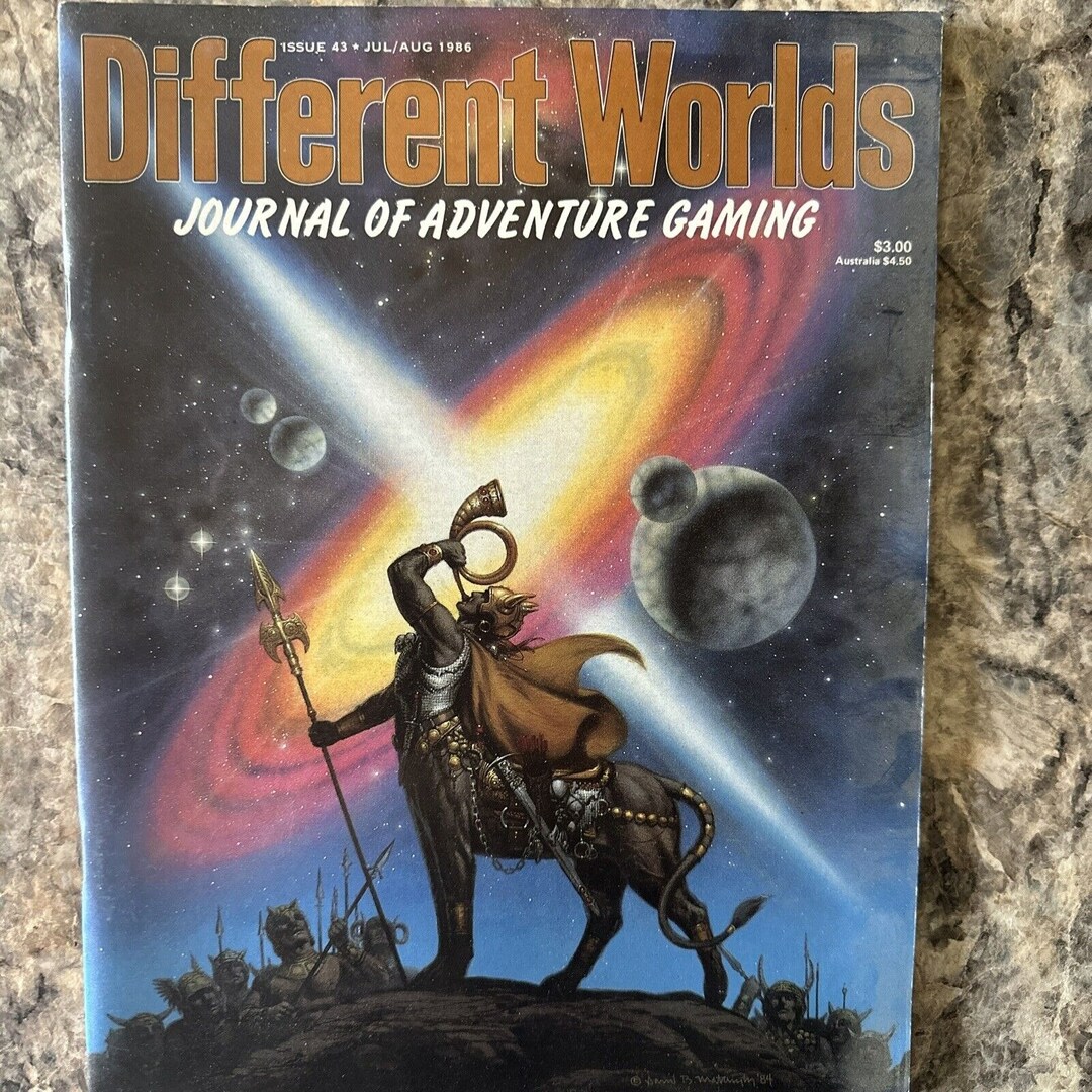 Different Worlds Magazine July/august 1986 - Etsy