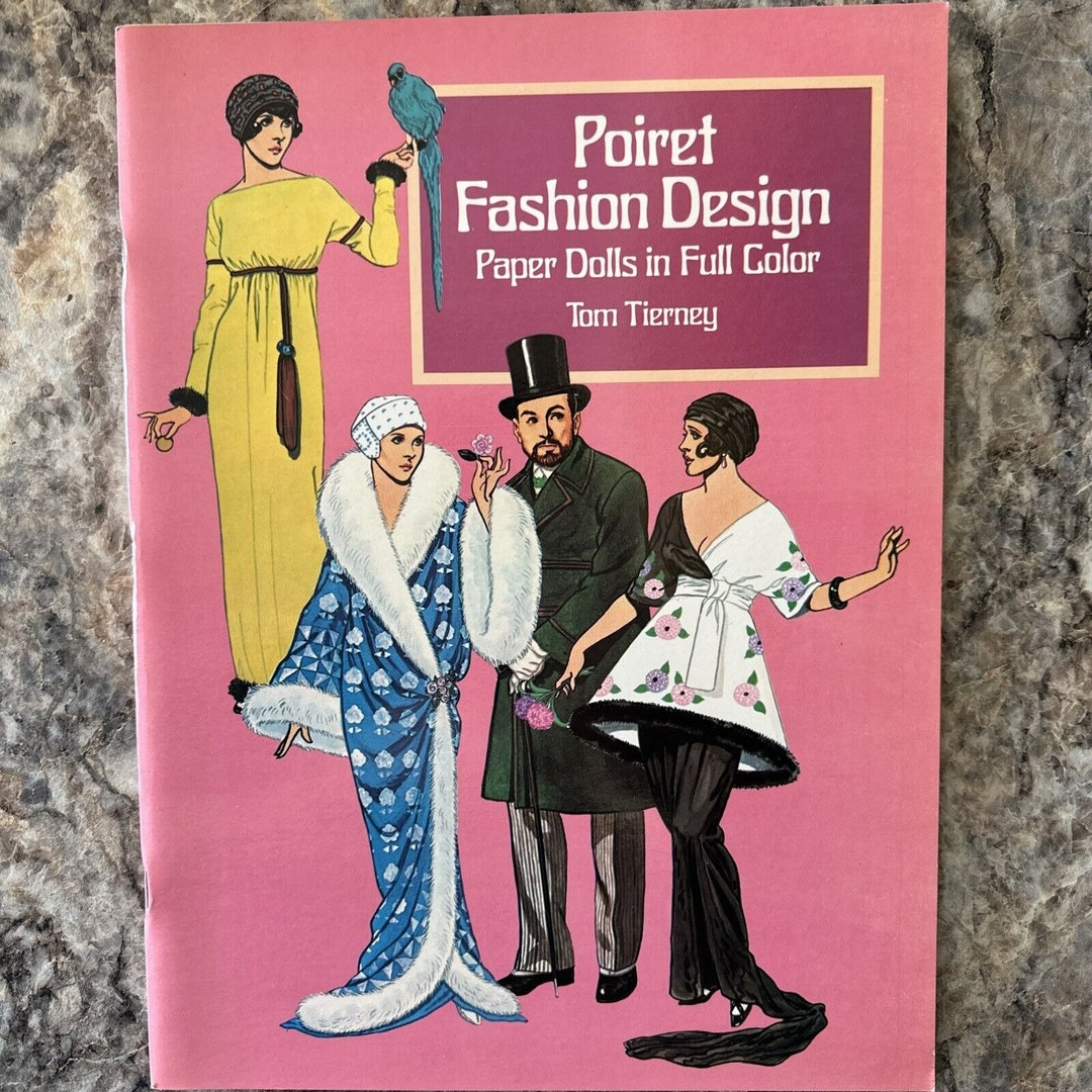 Poiret Fashion Design Paper Dolls in Full Color 1985 Uncut New Tom ...