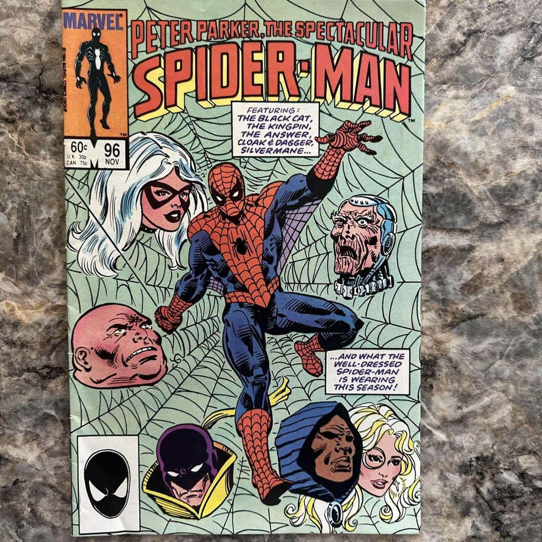 1984 Peter Parker Spectacular Spider-man 96 Marvel Comic - Etsy
