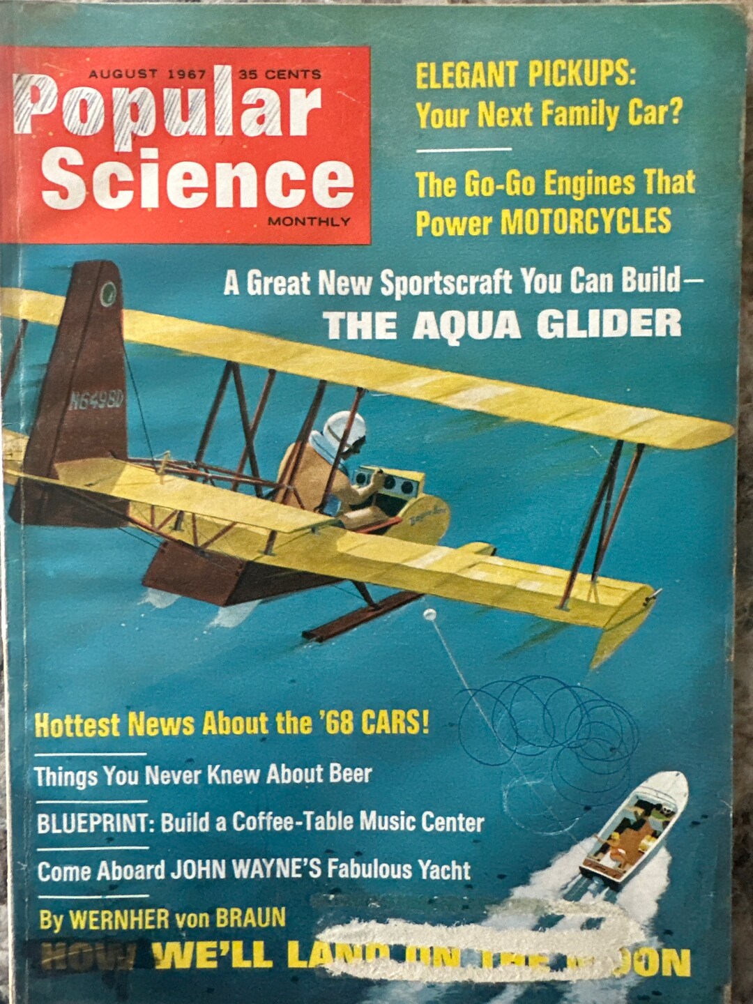 Popular Science Magazine August 1967 - Etsy