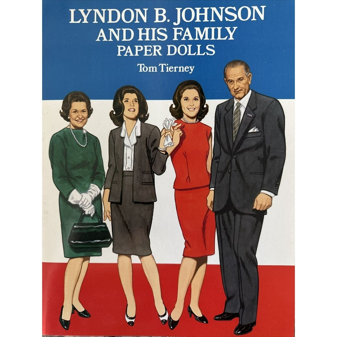 Vintage Lyndon B. Johnson and His Family Paper Dolls, 1995, Dover ...