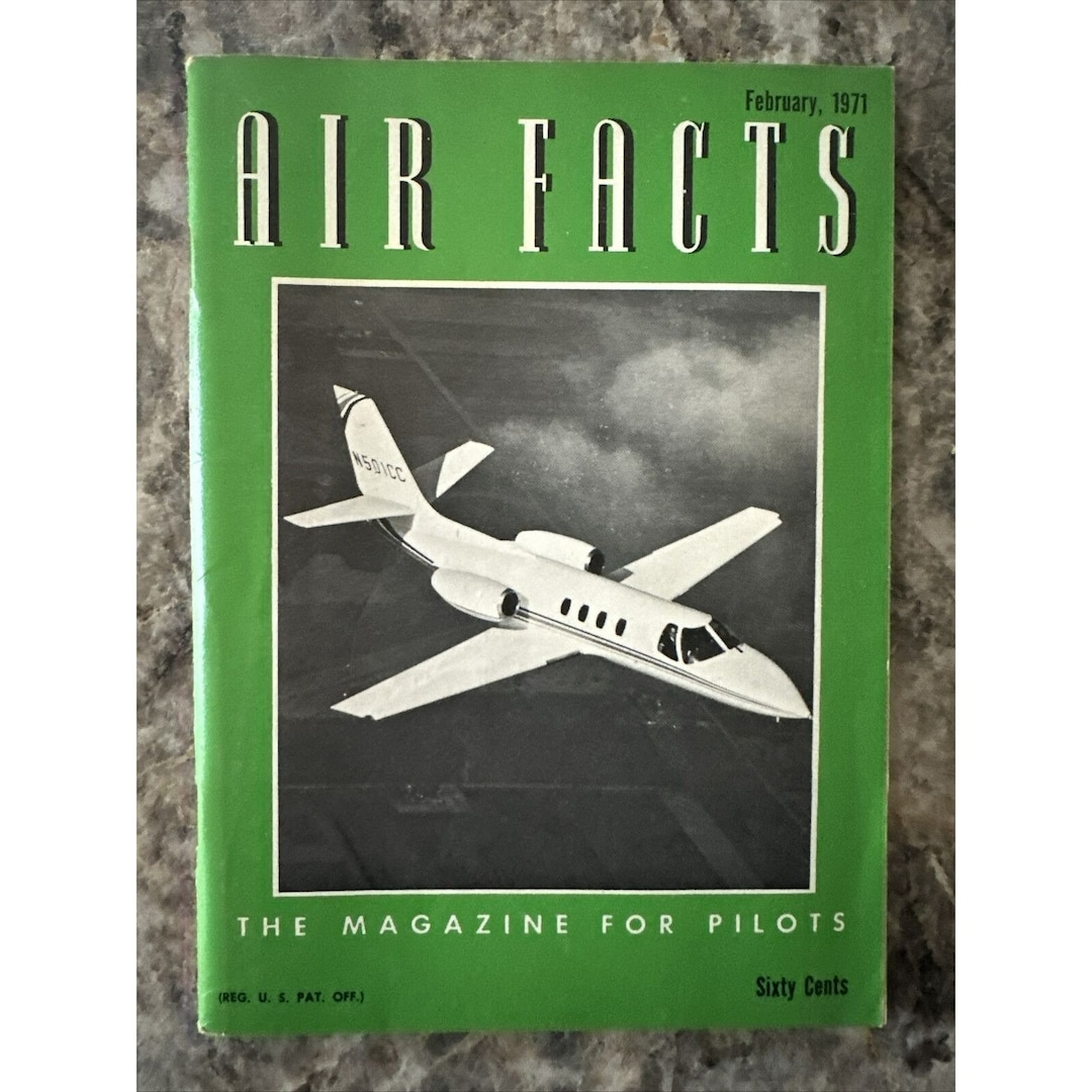 Air Facts Magazine February 1971 - Etsy