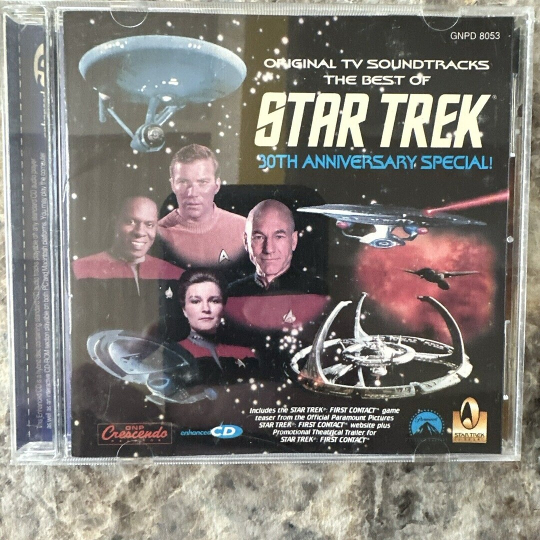 The Best of Star Trek: 30th Anniversary Special ~ 1996 CD Compilation ...