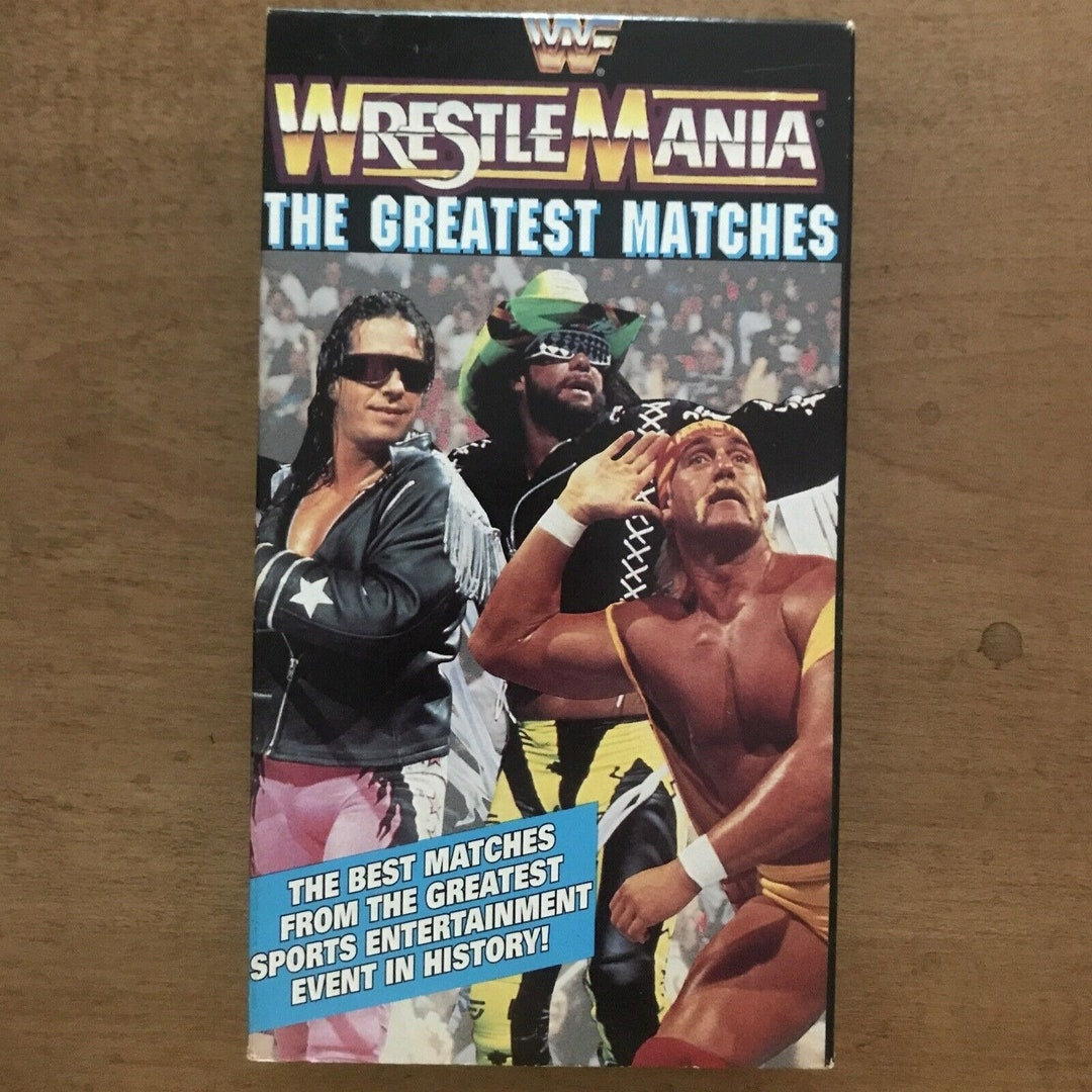 WWF Wrestlemania - the Greatest Matches (VHS, 1994) - Etsy