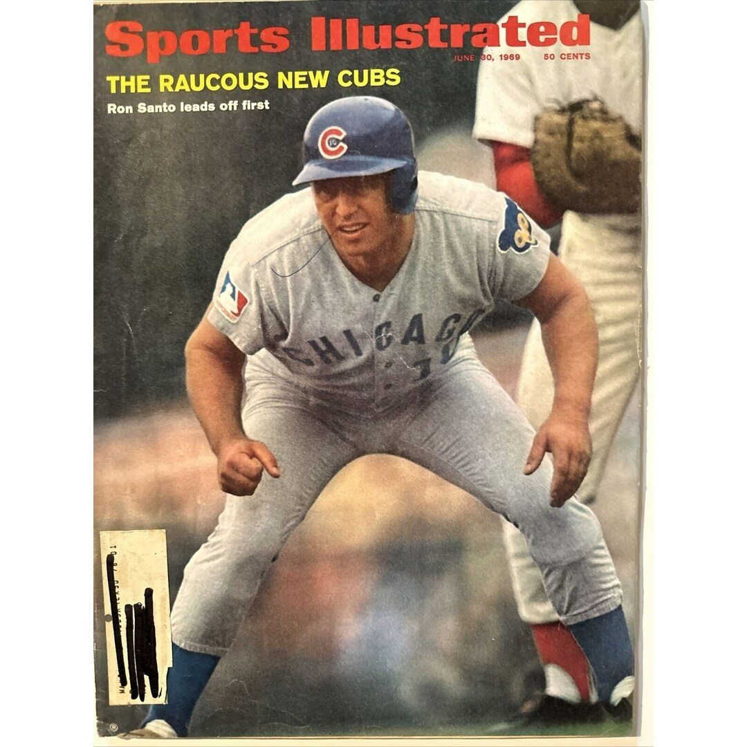 June 30, 1969 Sports Illustrated Magazine ~ Ron Santo, Chicago Cubs ...