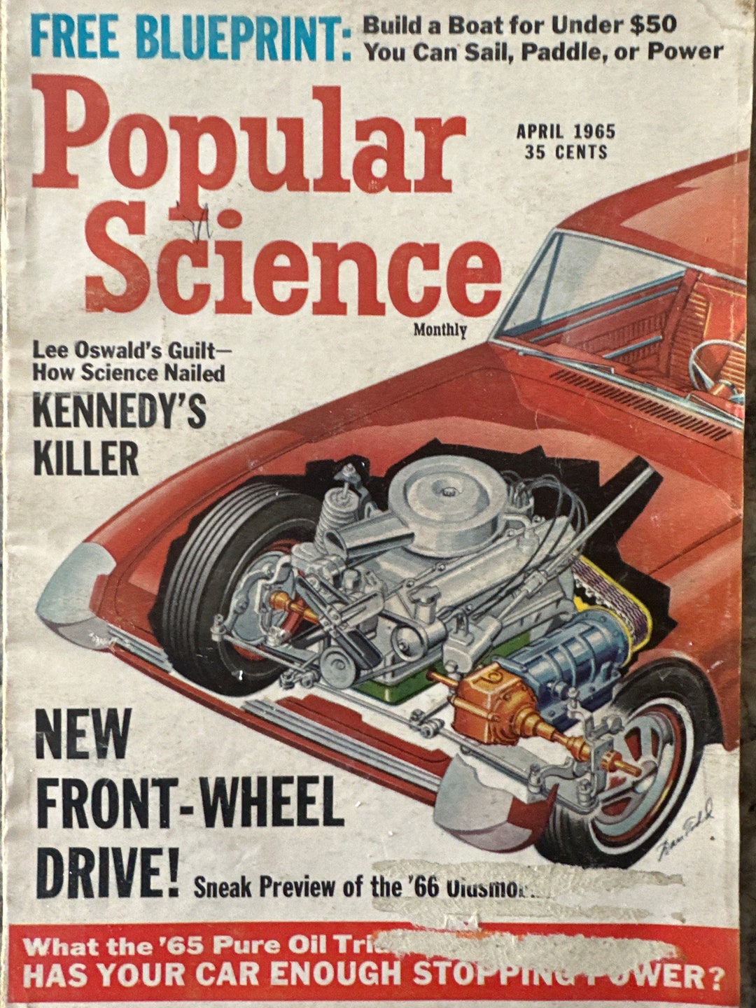 Popular Science Magazine April 1965 - Etsy