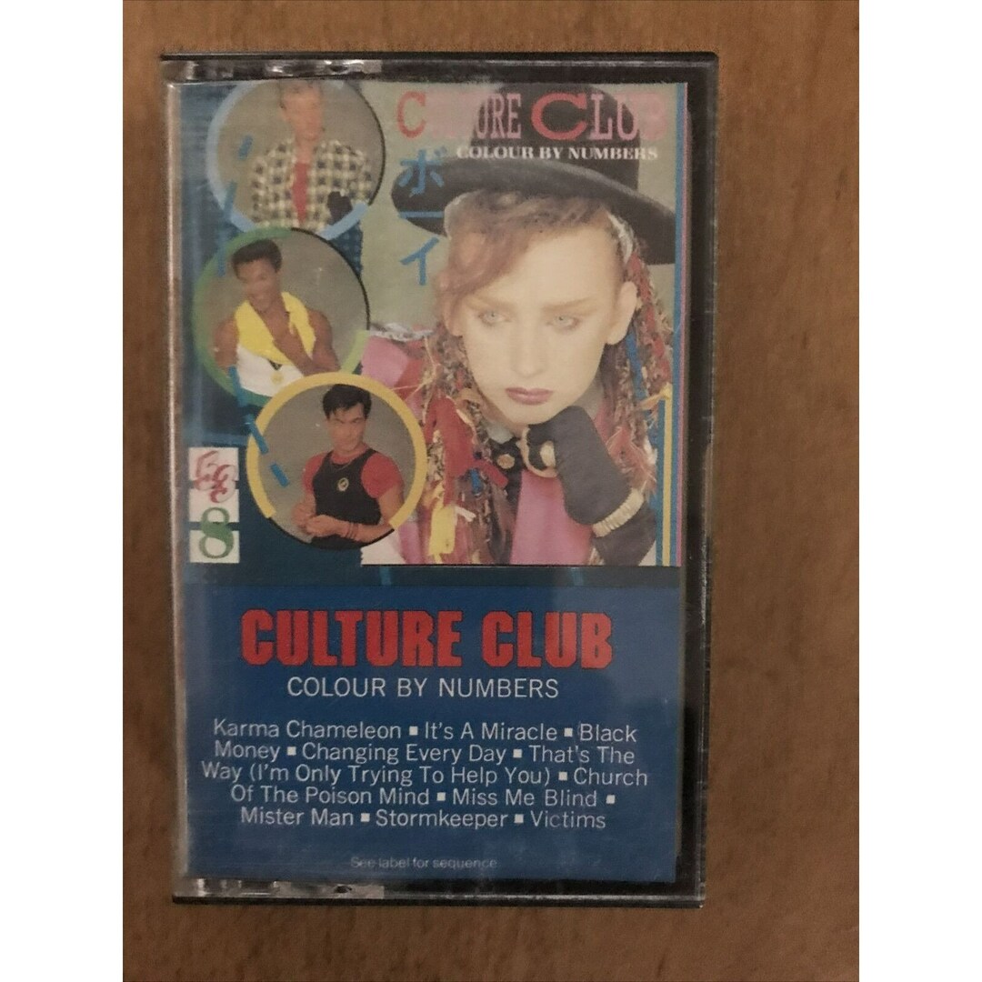 Culture Club - Colour by Numbers - Cassette Tape - 1983 Virgin Records ...