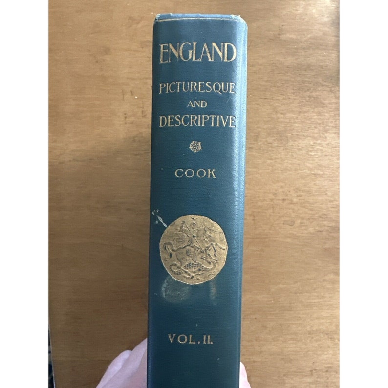 Antique Book England Picturesque and Descriptive Vol II 1899 - Etsy