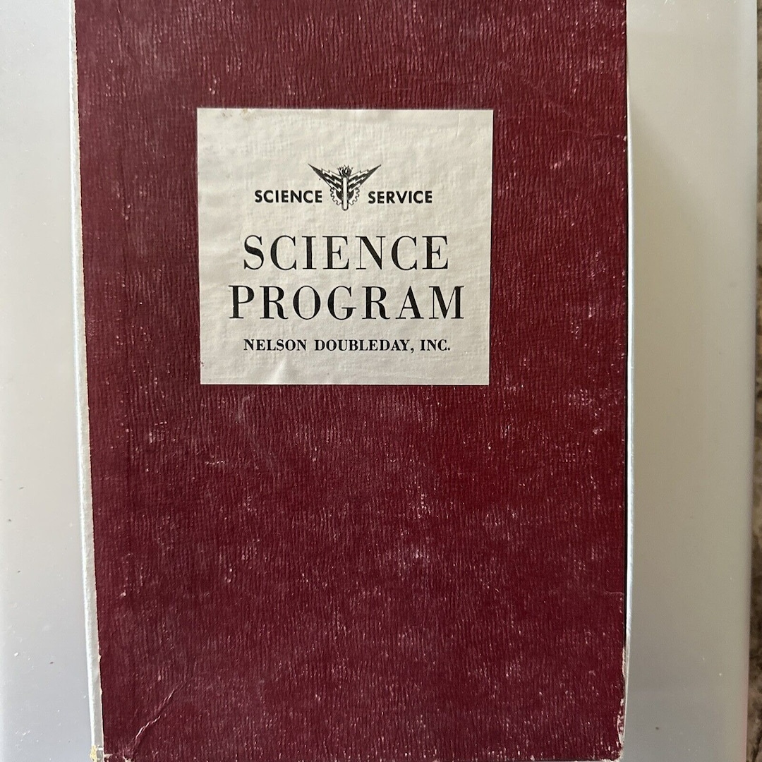 6 Vintage Science Service / Science Program Books From Nelson Doubleday ...