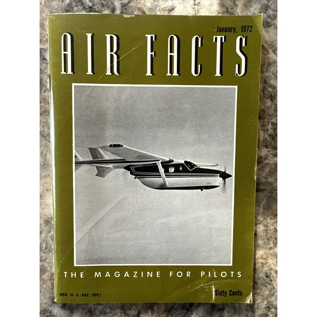 Air Facts Magazine January 1972 - Etsy