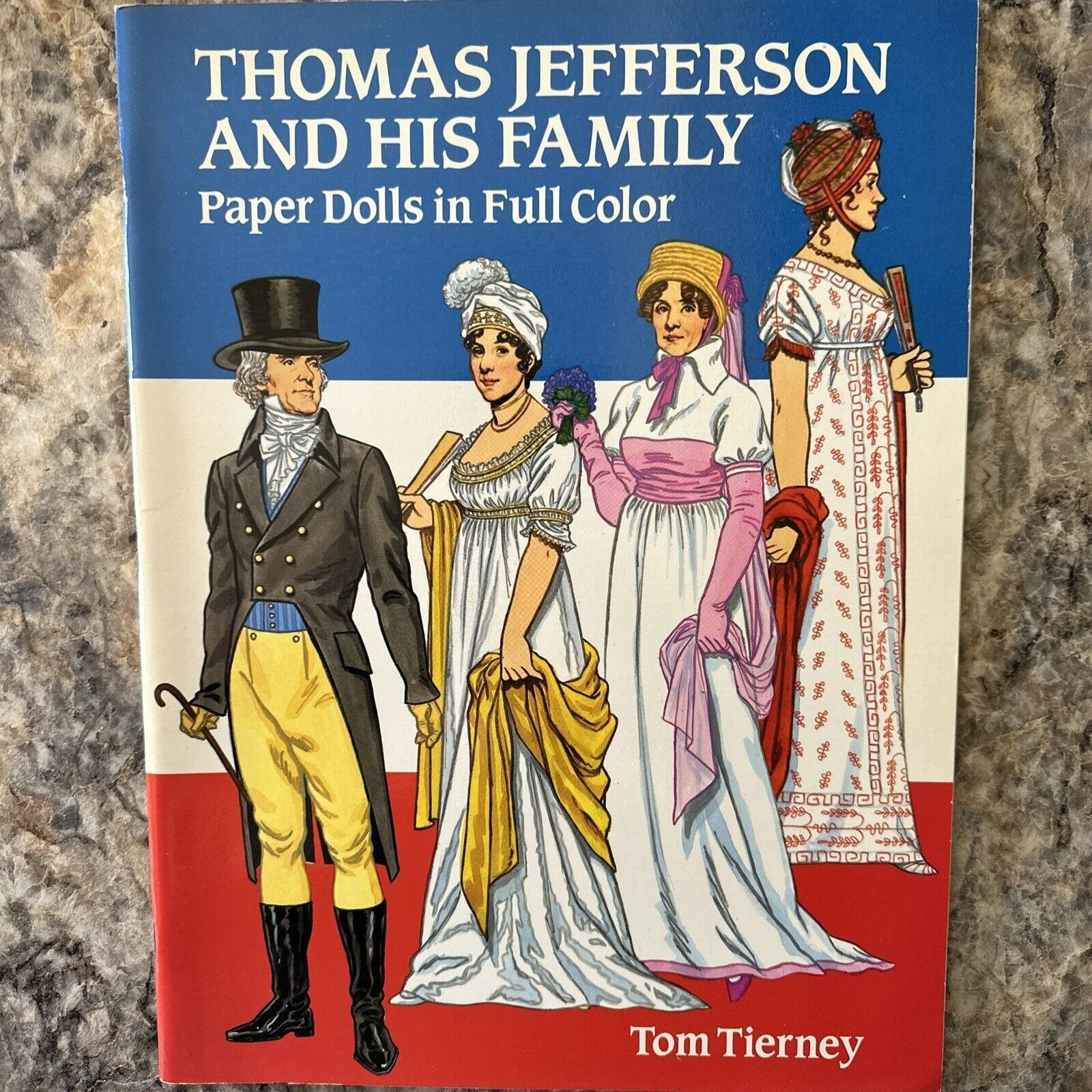 Thomas Jefferson and His Family Paper Doll Book 1992 - Etsy