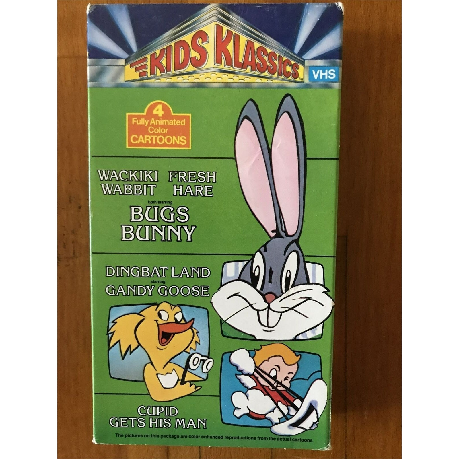 1986 Kids Klassics Bugs Bunny VHS Vtg Gandy Goose Wackiki Wabbit - Etsy