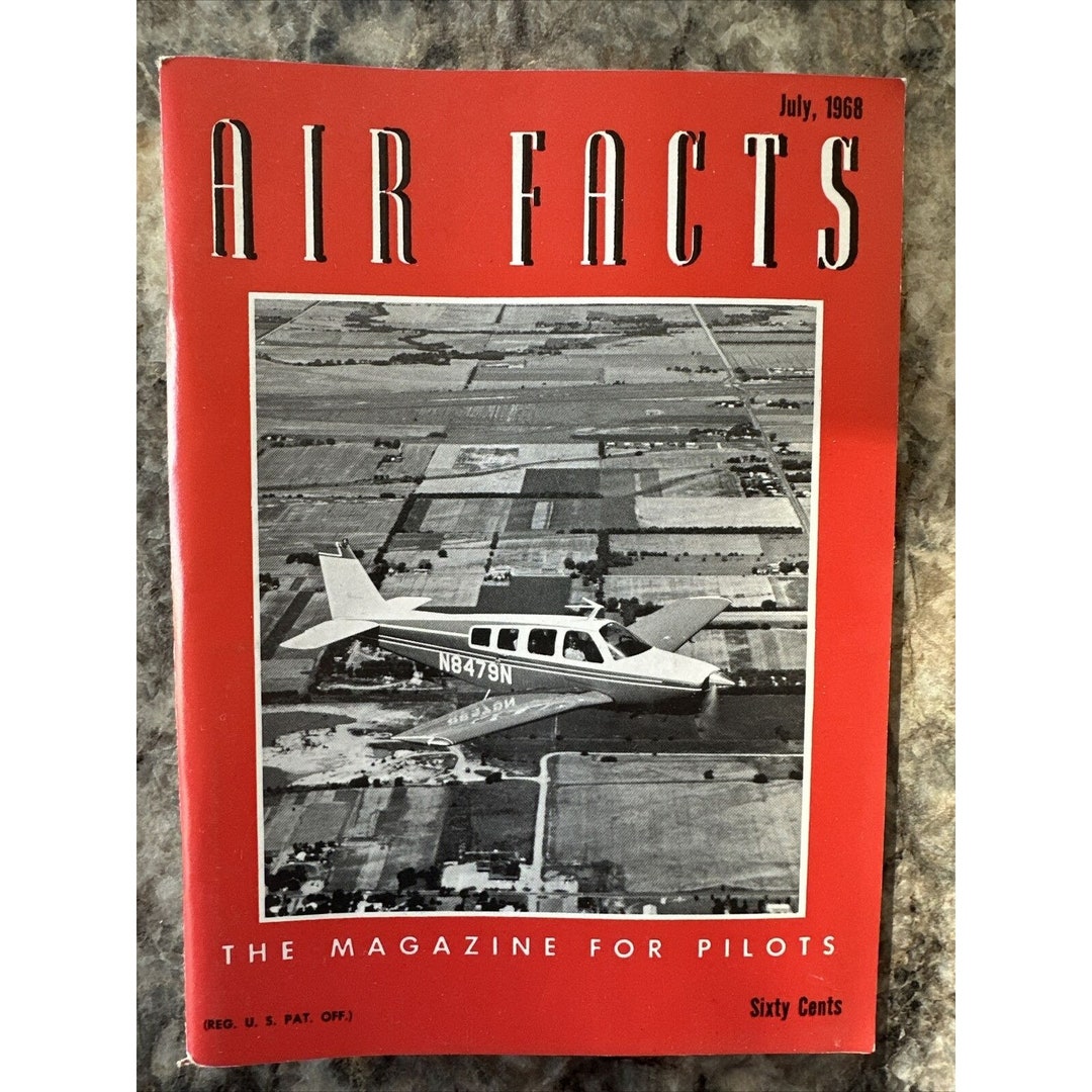 Air Facts Magazine July 1968 - Etsy