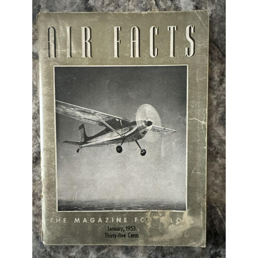 Air Facts Magazine January 1953 - Etsy