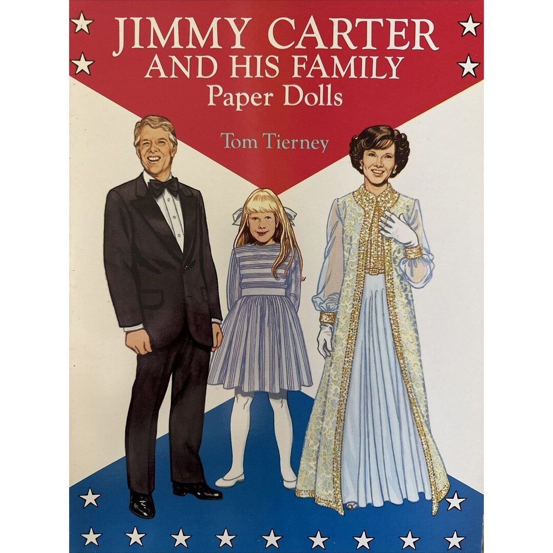 Jimmy Carter and His Family Paper Dolls 1993 Tom Tierney - Etsy