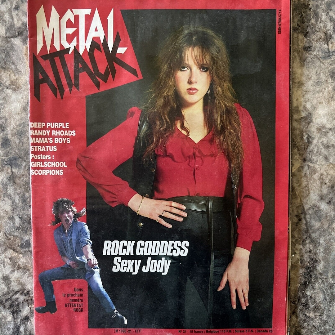 Metal Attack Magazine 1980s Complete. Randy Roads , Deep Purple . Rare ...