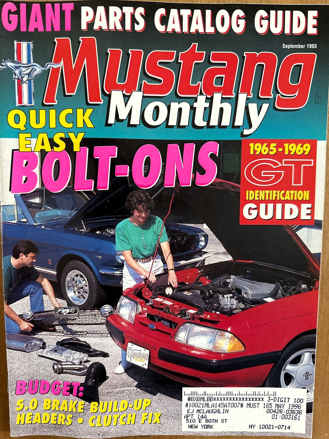 Mustang Monthly Magazine September 1993 - Etsy