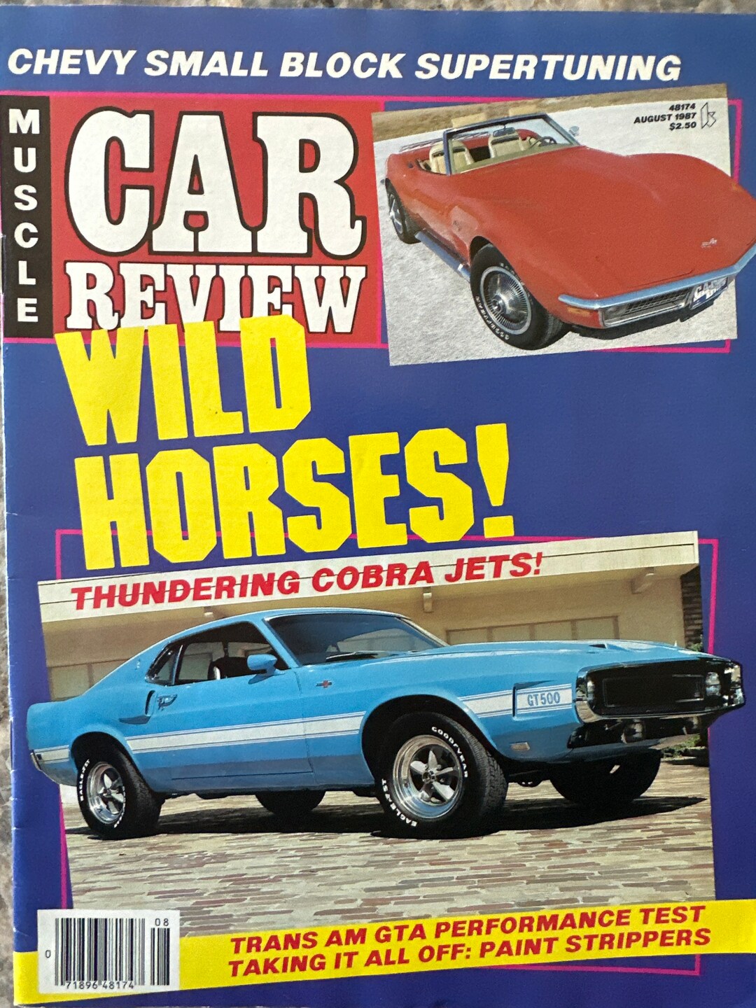 Muscle Car Review Magazine August 1987 - Etsy