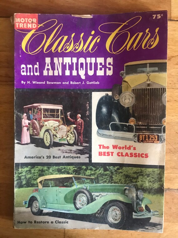 Motor Trend Magazine Classic Cars And Antiques 1953 | Etsy
